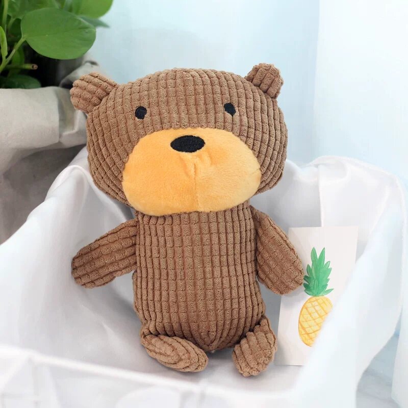 Прочная игрушка для жевания для крупных пород собак Померанский пинчер французский бульдог золотистый ретривер кофейный