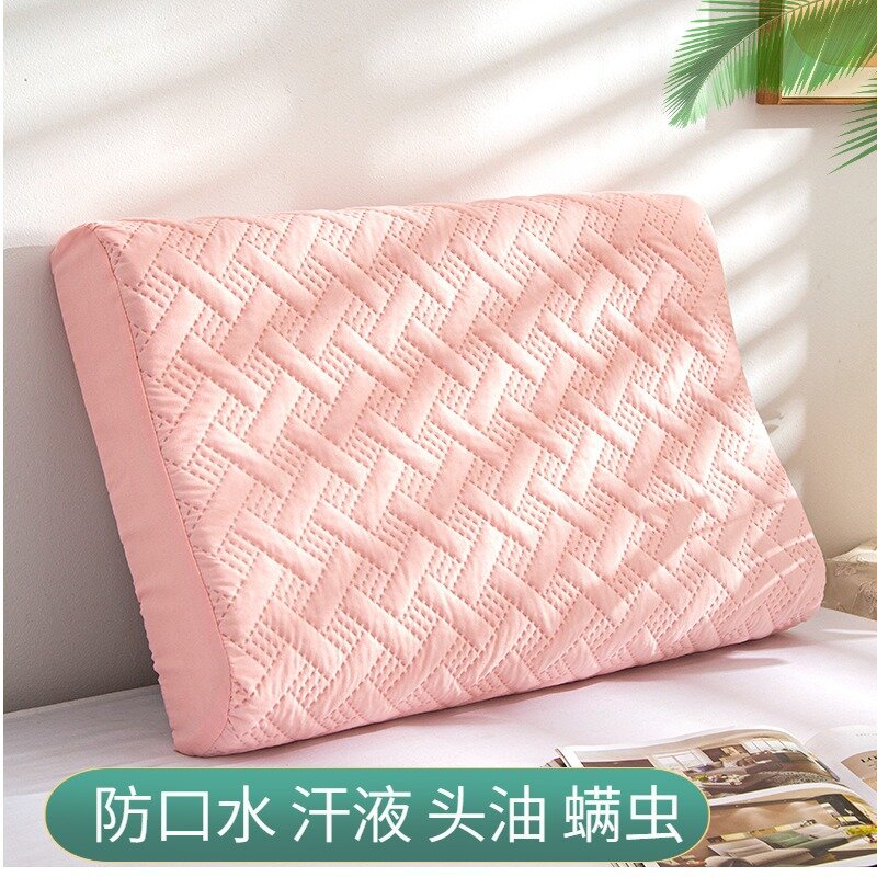 Водонепроницаемая антиклещевая латексная наволочка для домашнего использования, анти-масло и слюна, чехол для подушки, внутренний вкладыш для подушки из пены с эффектом памяти, защитный чехол