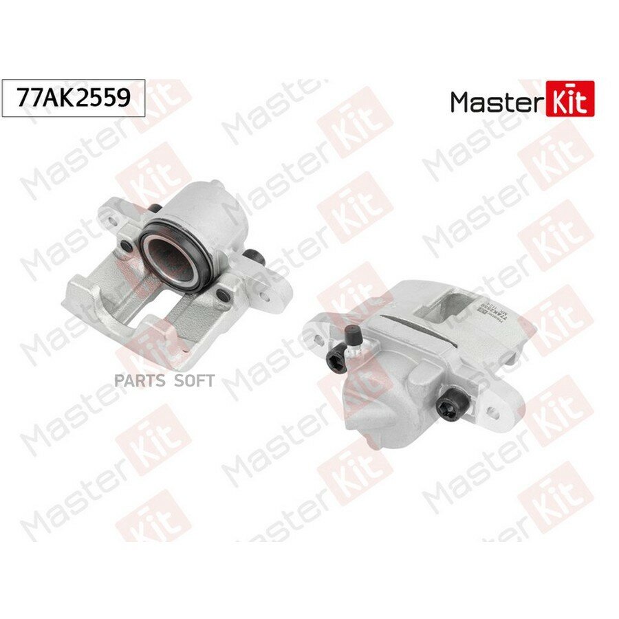 77AK2559 Тормозной суппорт перед. лев. LADA SAMARA (2108 2109 2115 2113 2114) 1986 - 2013 от официального дистрибьютора, MASTERKIT, артикул 77AK2559