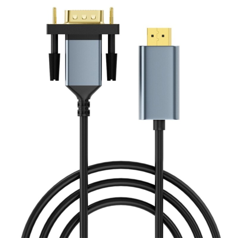 Кабель-адаптер DisplayPort-VGA 1080P @ 60 Гц, штекерный направленный шнур для монитора компьютера, ноутбука, образования