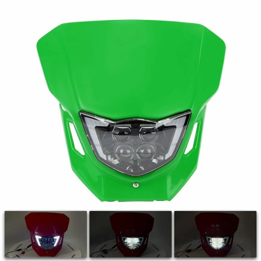 Светодиодные фары для мотоциклов, подходящие для внедорожных мотоциклов for Yamaha BSE Kayo WR YZ 250F 450 TT125 T2 Z4 MX