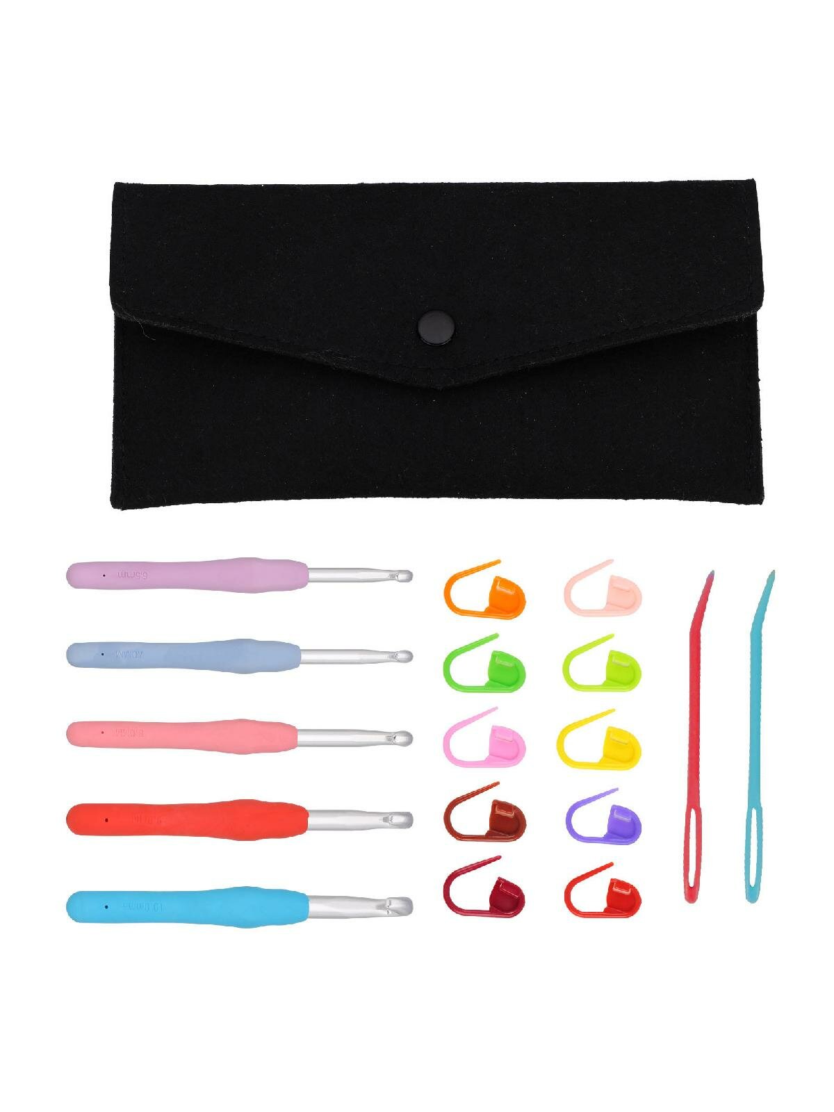 Крючок Для Вязания Набор Больших Глаз Маркеры Иглы Вязание Крючком Вязание Иглы Наборы