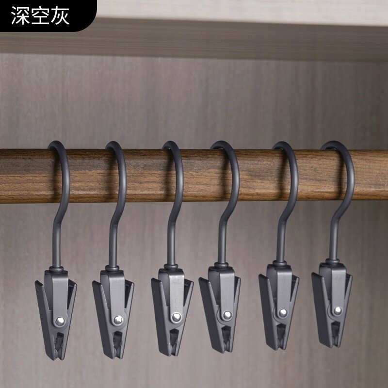 Алюминиевые зажимы для сушки, ветрозащитные, без следов, специальные зажимы для сушки одежды, домашнее хранение, одиночные вешалки, маленькие зажимы