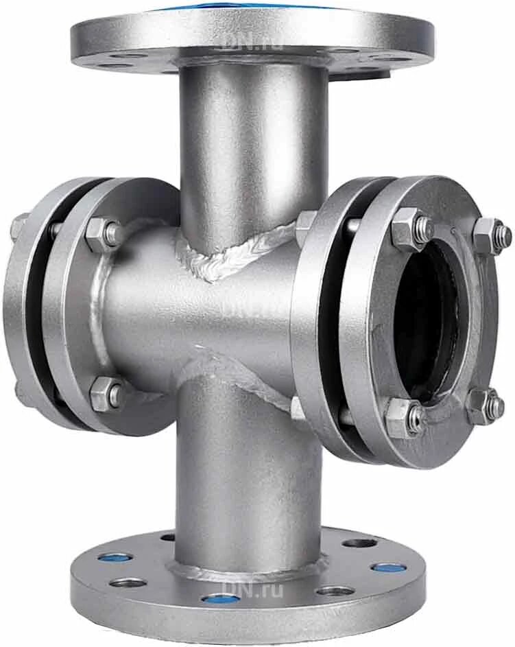 Стекло смотровое DN.ru IG-321-F Ду32 Ру25 нержавеющая сталь, фланцевое