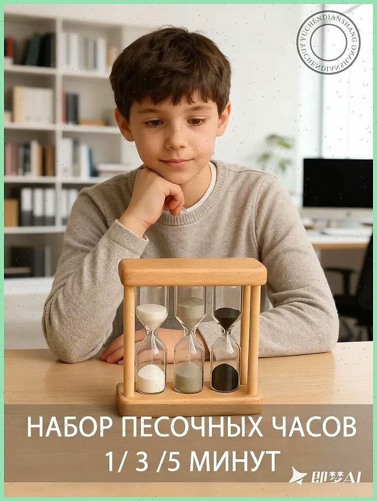 Песочные часы на 1 мин, 3 мин, 1 шт