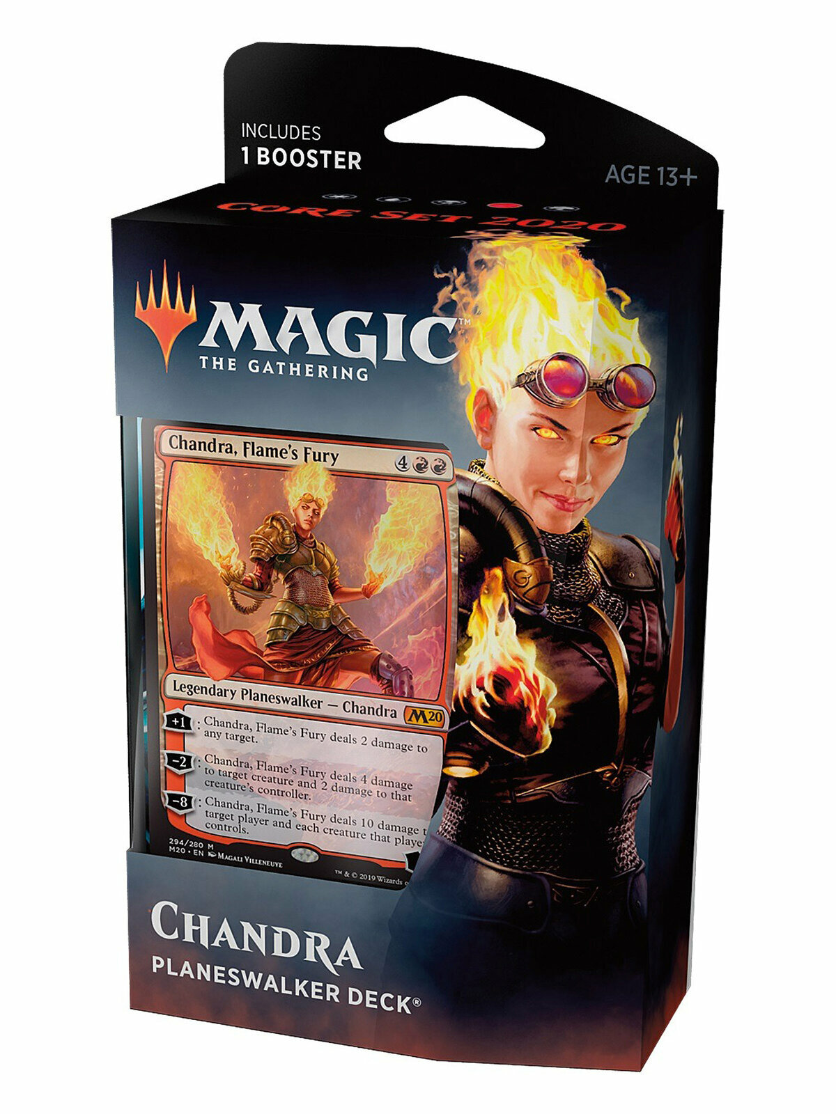 Magic The Gathering: Колода Planeswalker'а MTG Chandra издания Core Set 2020 на английском