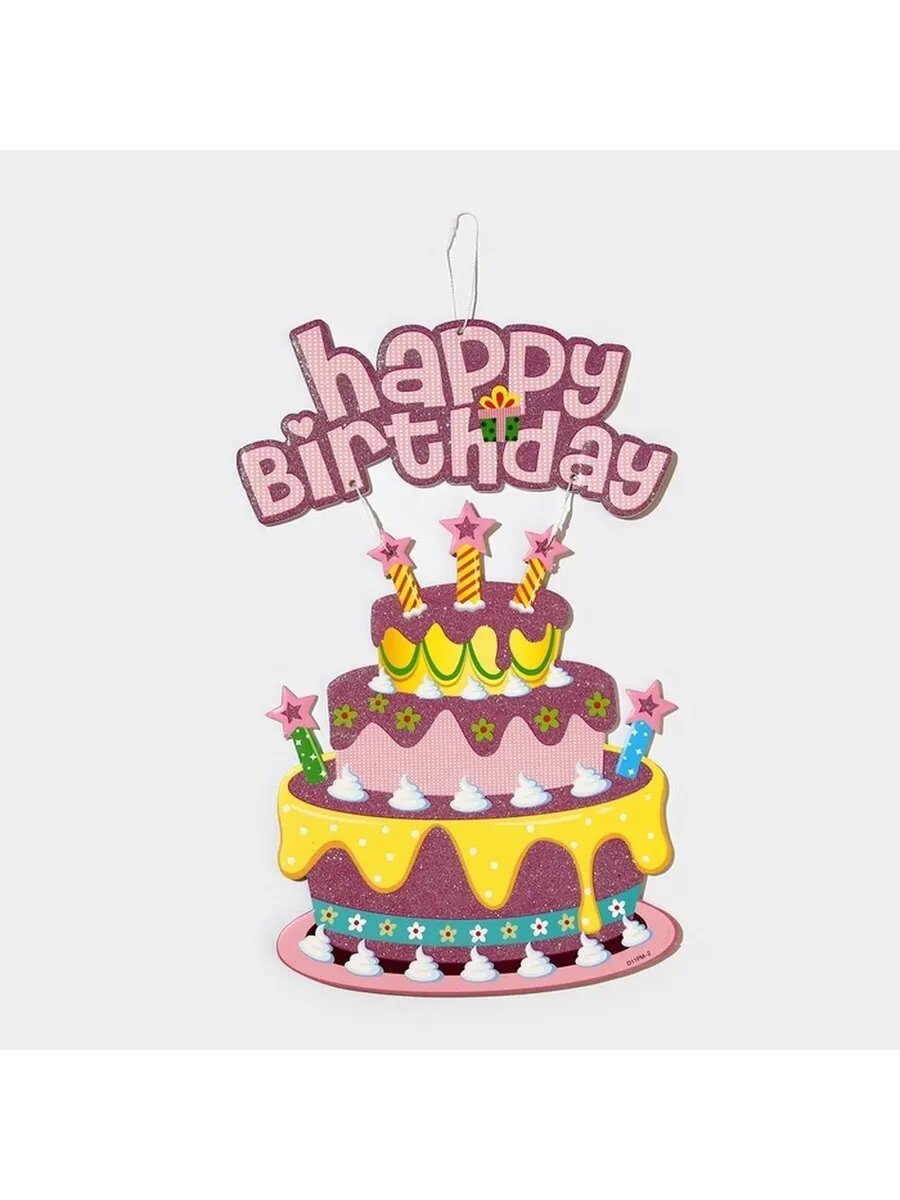 Розовая подвеска для праздника день рождения