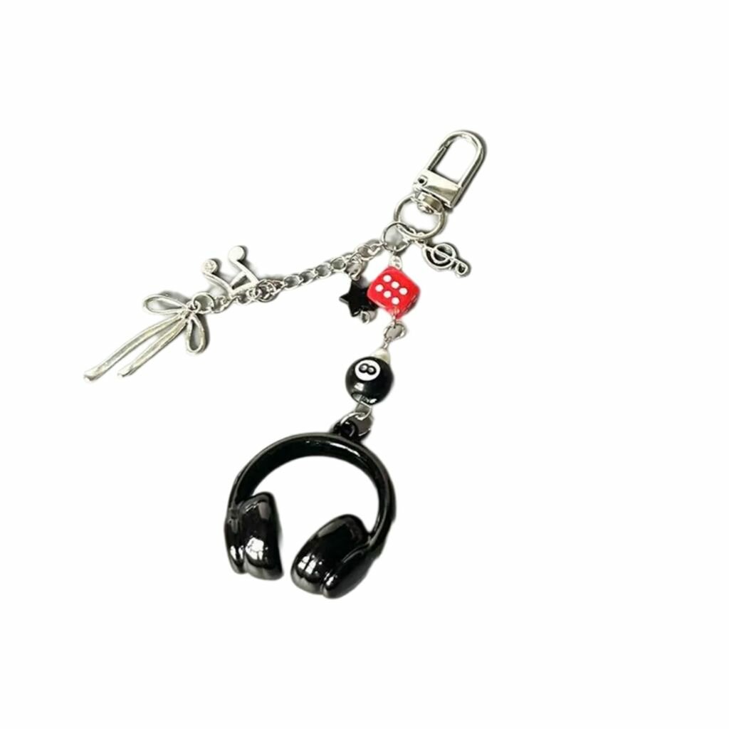 Цепочка для мобильного телефона Black 8 music headset-дверная пряжка