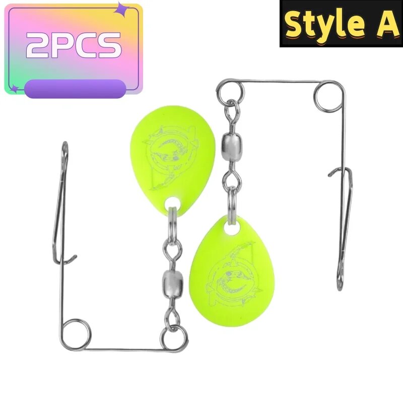 Жесткие ложки-приманки для окуня, Style A-2pcs