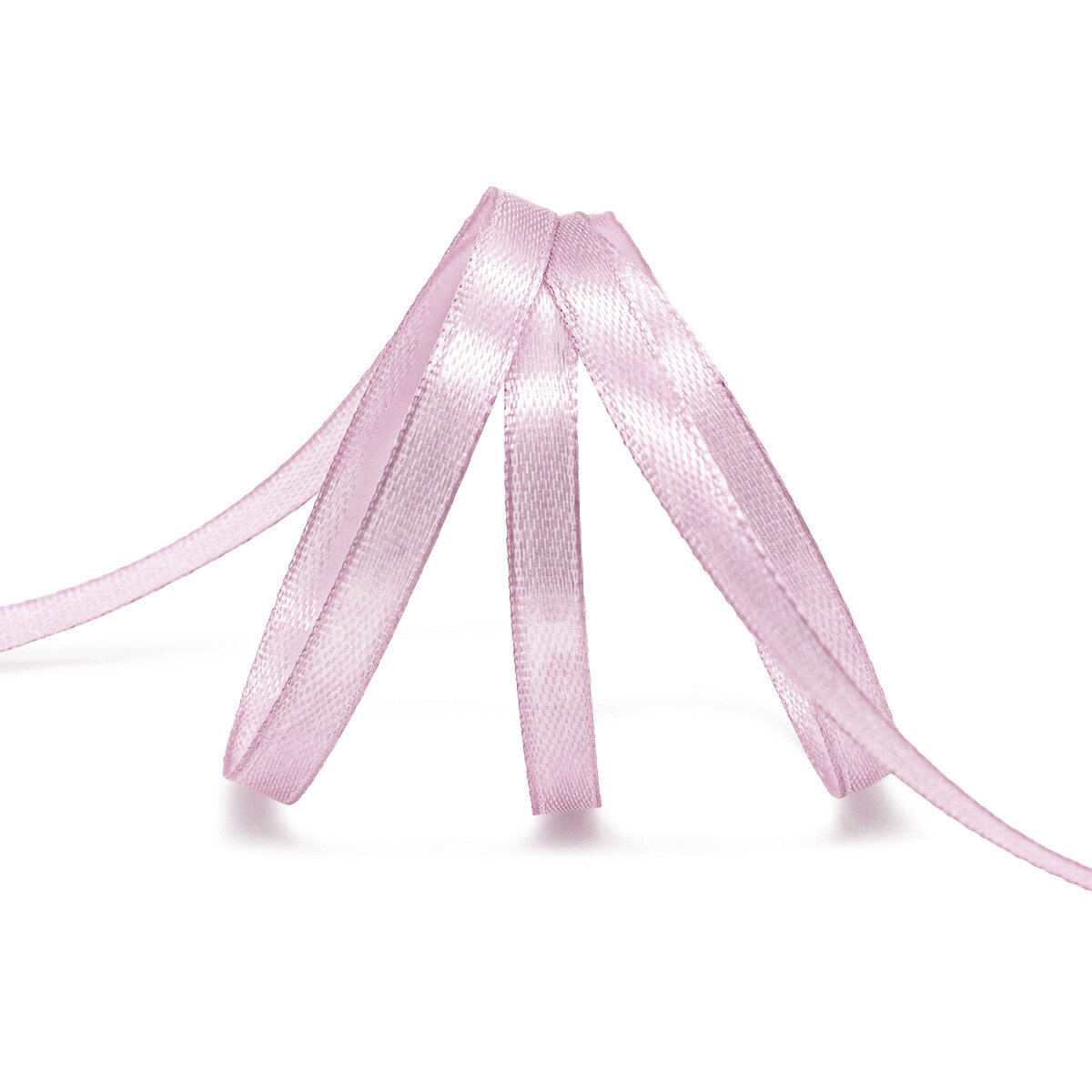 Лента атласная 6 мм*22,86 м, упаковочная, для подарков, рукоделия и шитья, Айрис (064 старая роза)