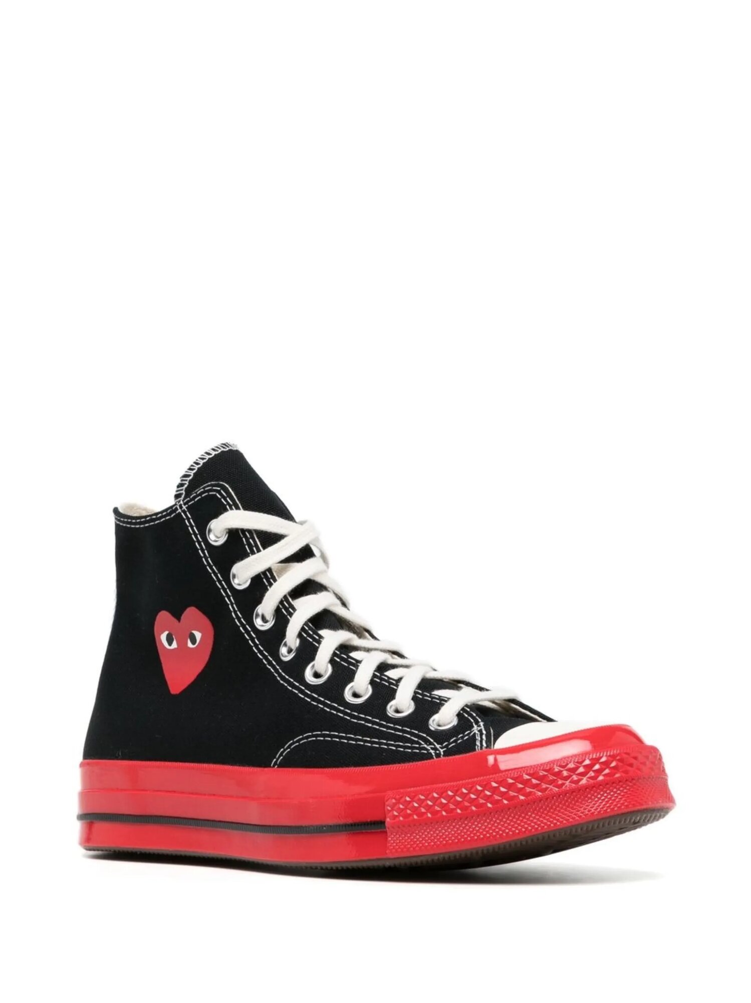 Кроссовки Comme des Garcons PLAY x Comme des Garcons PLAY Chuck 70, размер 7 US, чёрный — фото 1