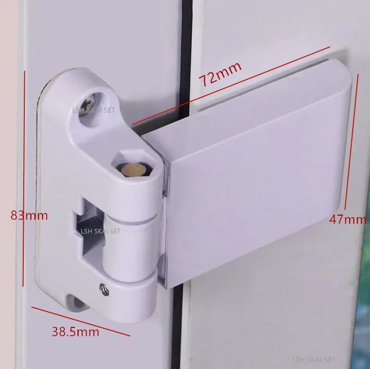 1 шт, пластиковые стальные сверхмощные дверные петли, можно регулировать, петли для плоских дверей и окон, мебельная фурнитура, белая петля