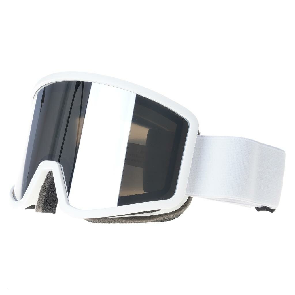 Ски-очки для мужчин и женщин, белый серебристый