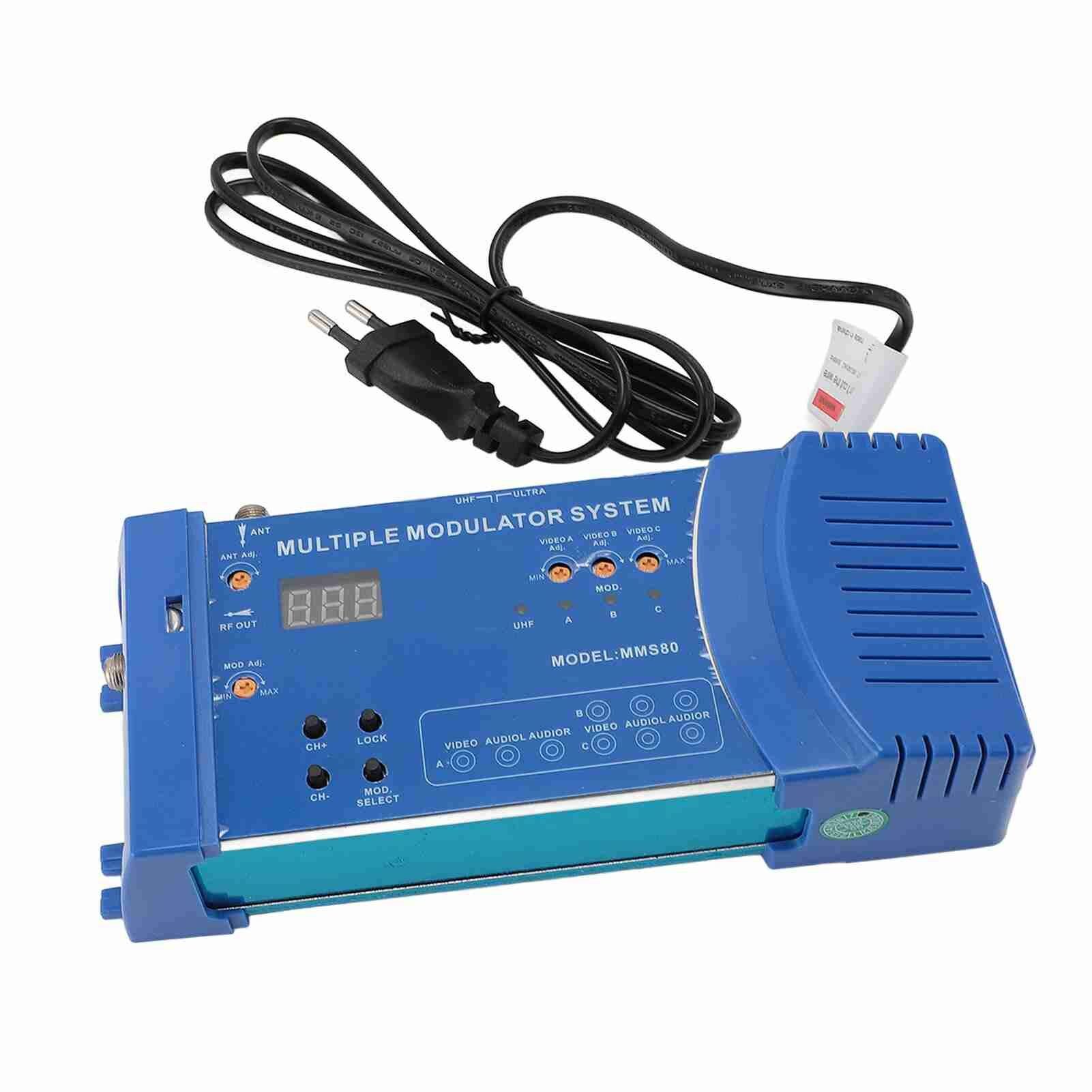 RF модулятор, 3 антенных входа, PAL/NTSC, EU Plug — фото 1