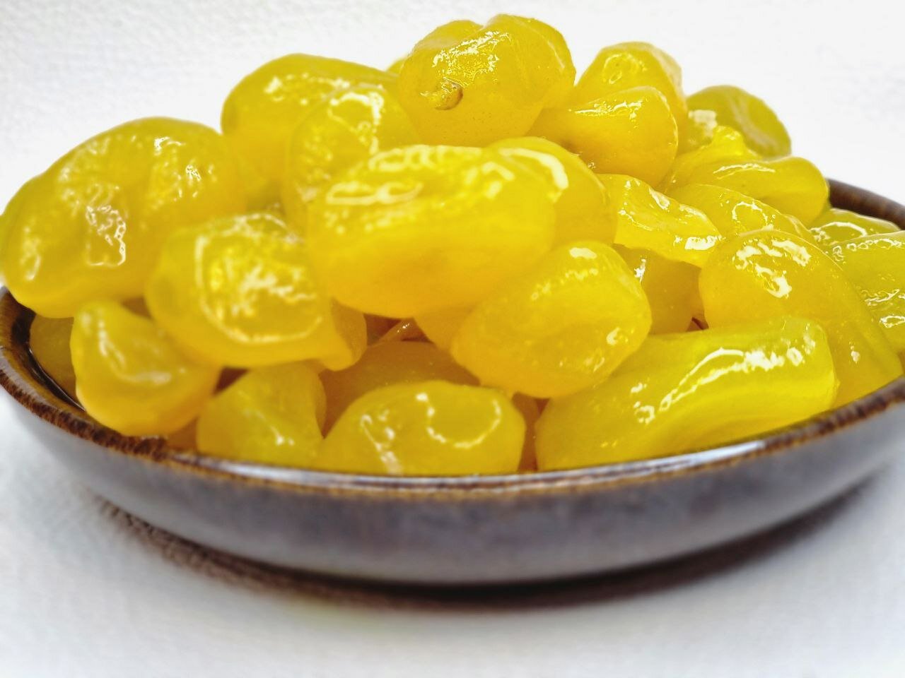 Кумкват сушеный желтый в сиропе