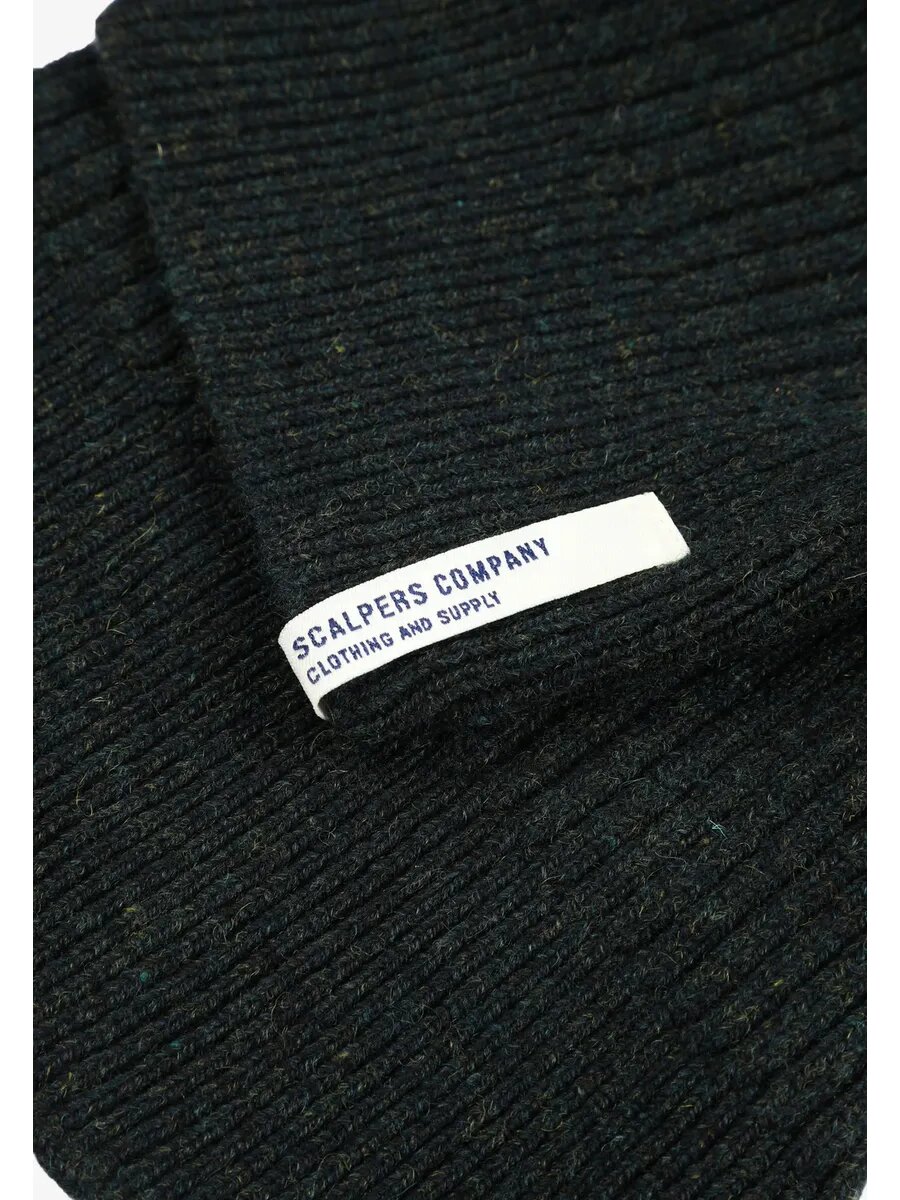 Шарф SCALPERS для мужчин,200х40 см, one size, зеленый — фото 1