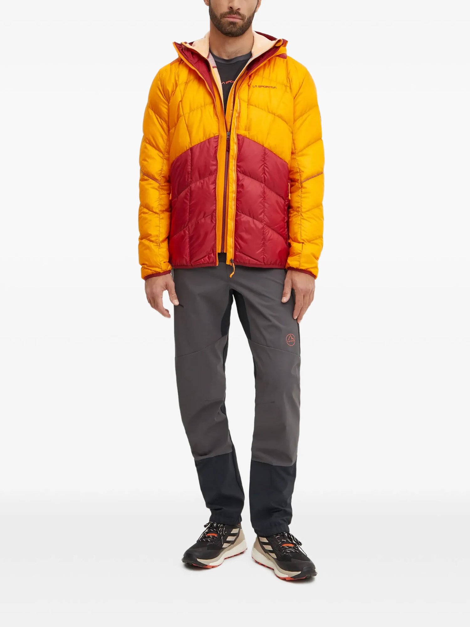 Куртка La Sportiva Hooded quilted jacket, размер 46, yellow — фото 1