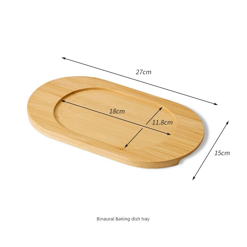 Прямоугольный керамический поддон для запекательной посуды, безопасный в микроволновке