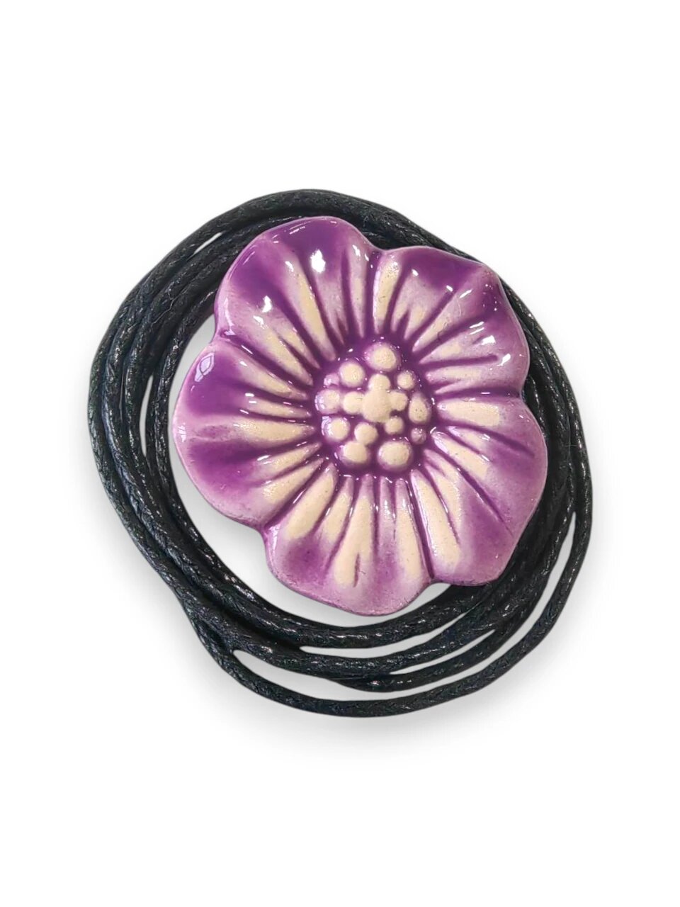 Аромакулон адениум керамический со шнурком, фиолетовый, 1 шт.