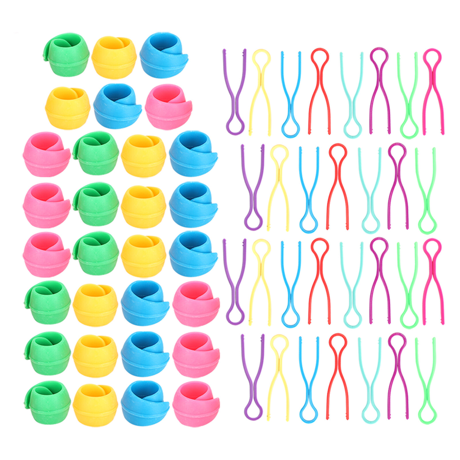 60Pcs Bobbin Thread Holder Spool Huggers Clips Organizing Clamps Sewing Accessories