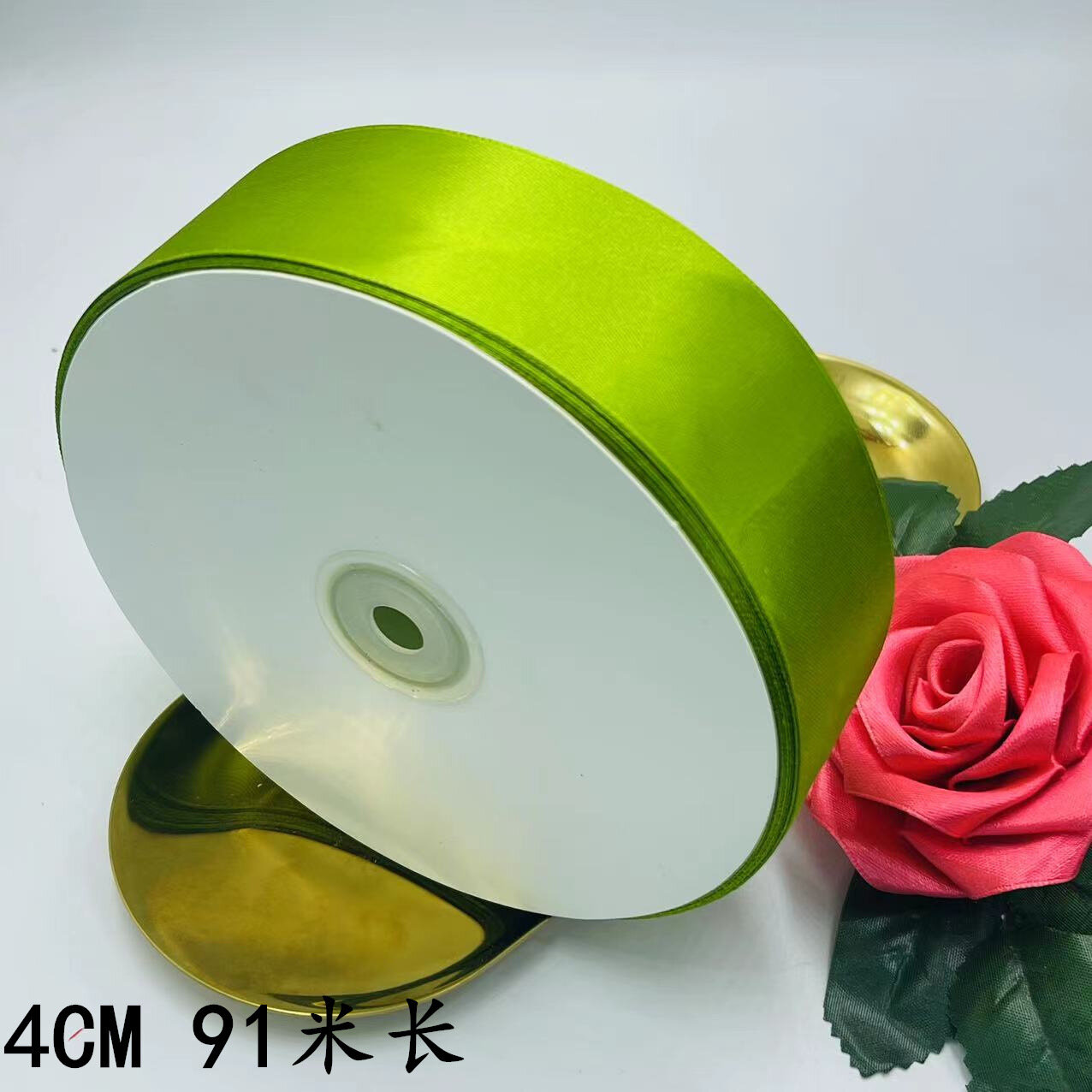 4 см лента большая красная атласная лента DIY лента для роз лента для бордюра лента для дня рождения лента для завязки