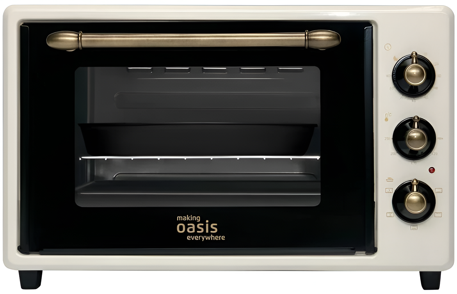 Мини-печь Oasis "Everywhere" M-40CBR, бежевый, механическое управление