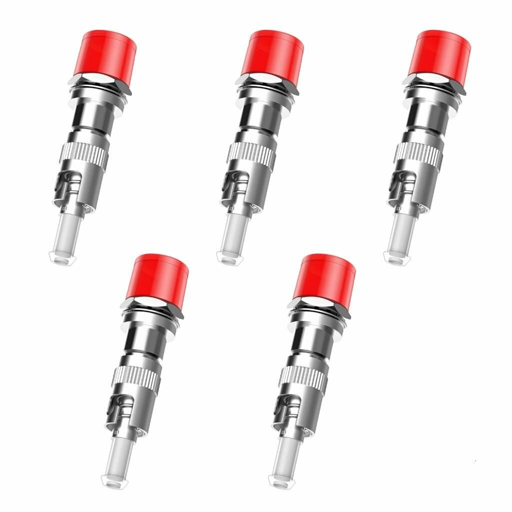 5 переходников для оптоволоконных адаптеров-ST male FC female