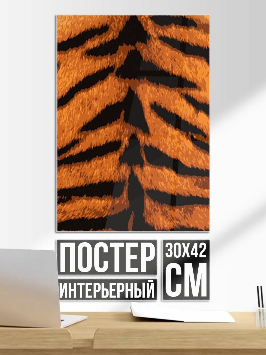 Постер на стену Тигриная шкура