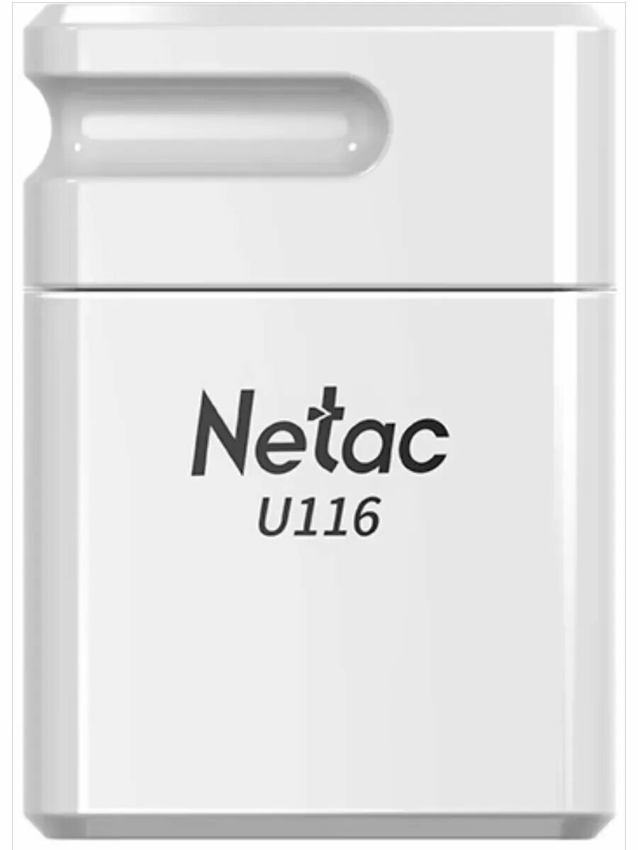 Флеш Диск Netac 128GB U116 NT03U116N-128G-32WH USB3.2 белый