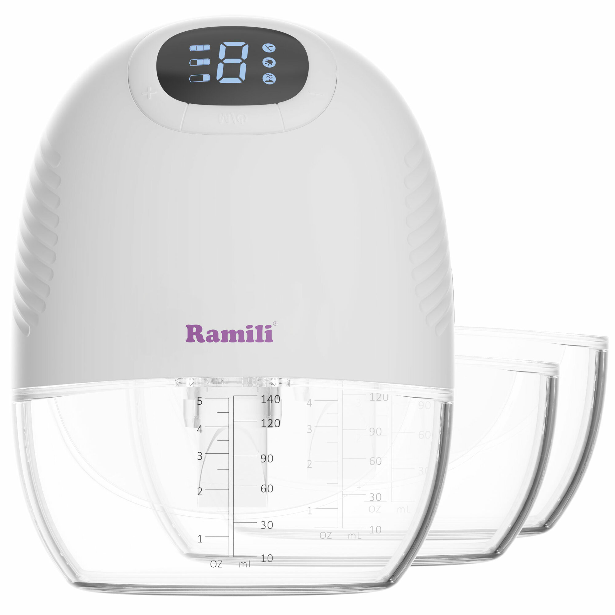 Четырехфазный молокоотсос Ramili SE300 с двумя дополнительными контейнерами SE300TB (SE300SE300TBX2)