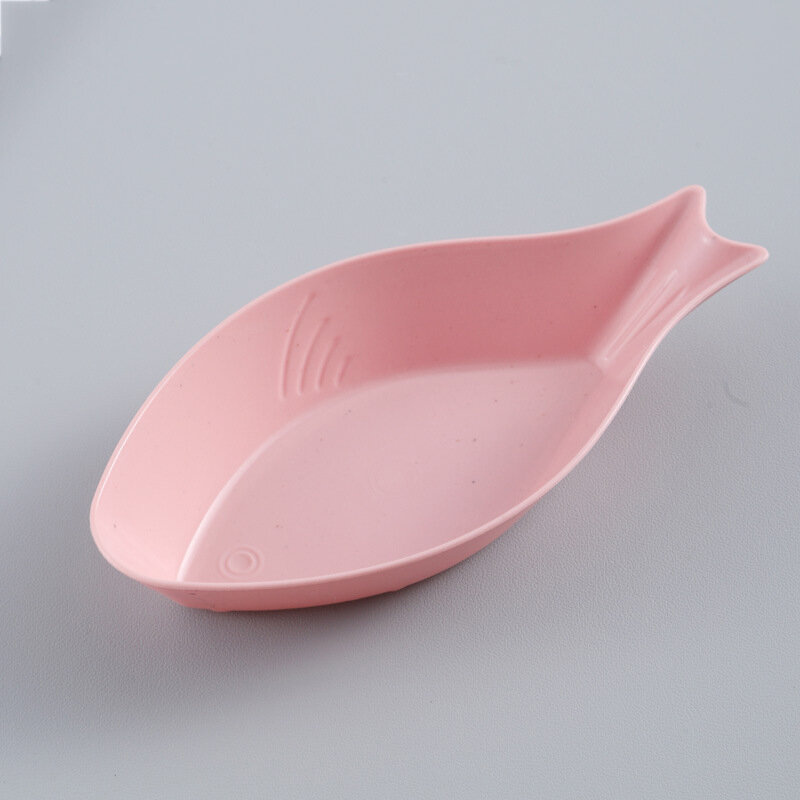 Блюдо для приправ из пшеничной соломы, креативная маленькая тарелка, мини-соусница, уксусница, соусница, маленькое боковое блюдо, антиударная пластиковая тарелка