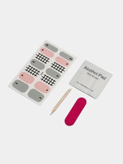 Лаковые полоски маникюр топ лак лаковые наклейки для ногтей слайдер для педикюра