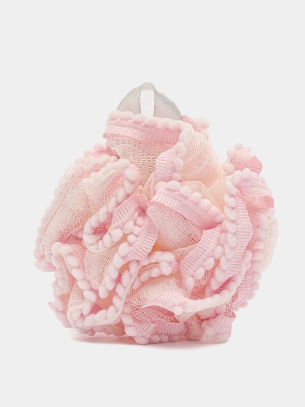 Мочалка для тела, мочалка бант для душа и сауны, мочалка шар для ванной