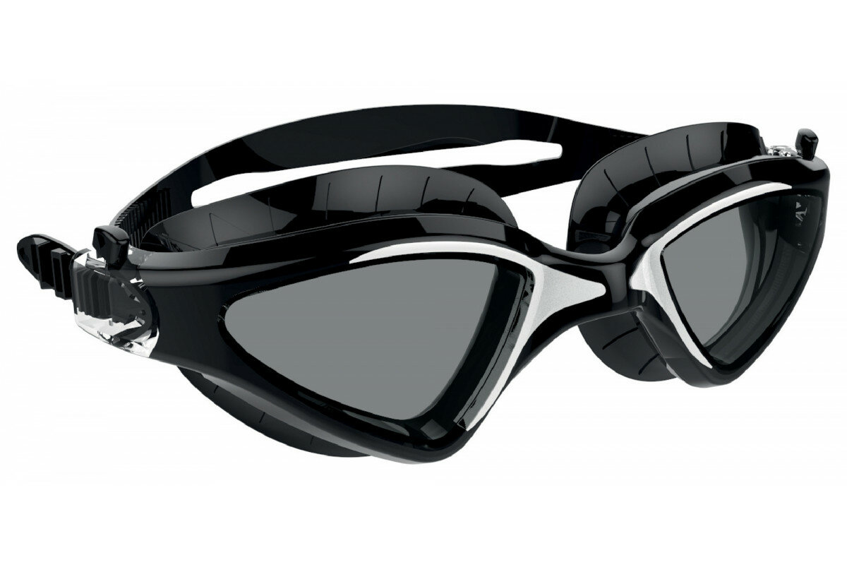 Очки для плавания SEAC SUB LYNX BLACK/WHITE, тонированные стекла