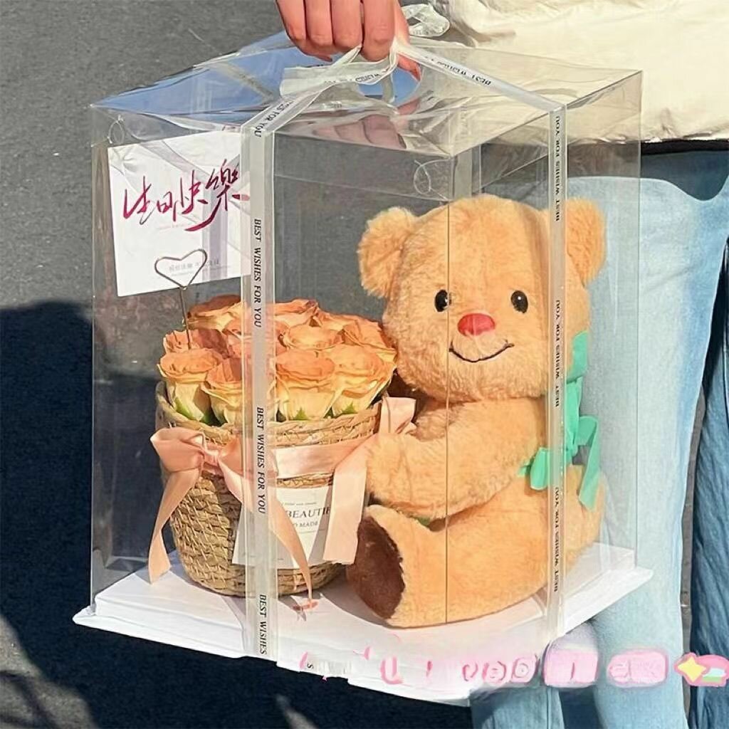 Букет из плюшевых медвежат, подарок на день рождения для лучшей подруги, вечный цветок, подарок на выпускной, день рождения, фестиваль Циси