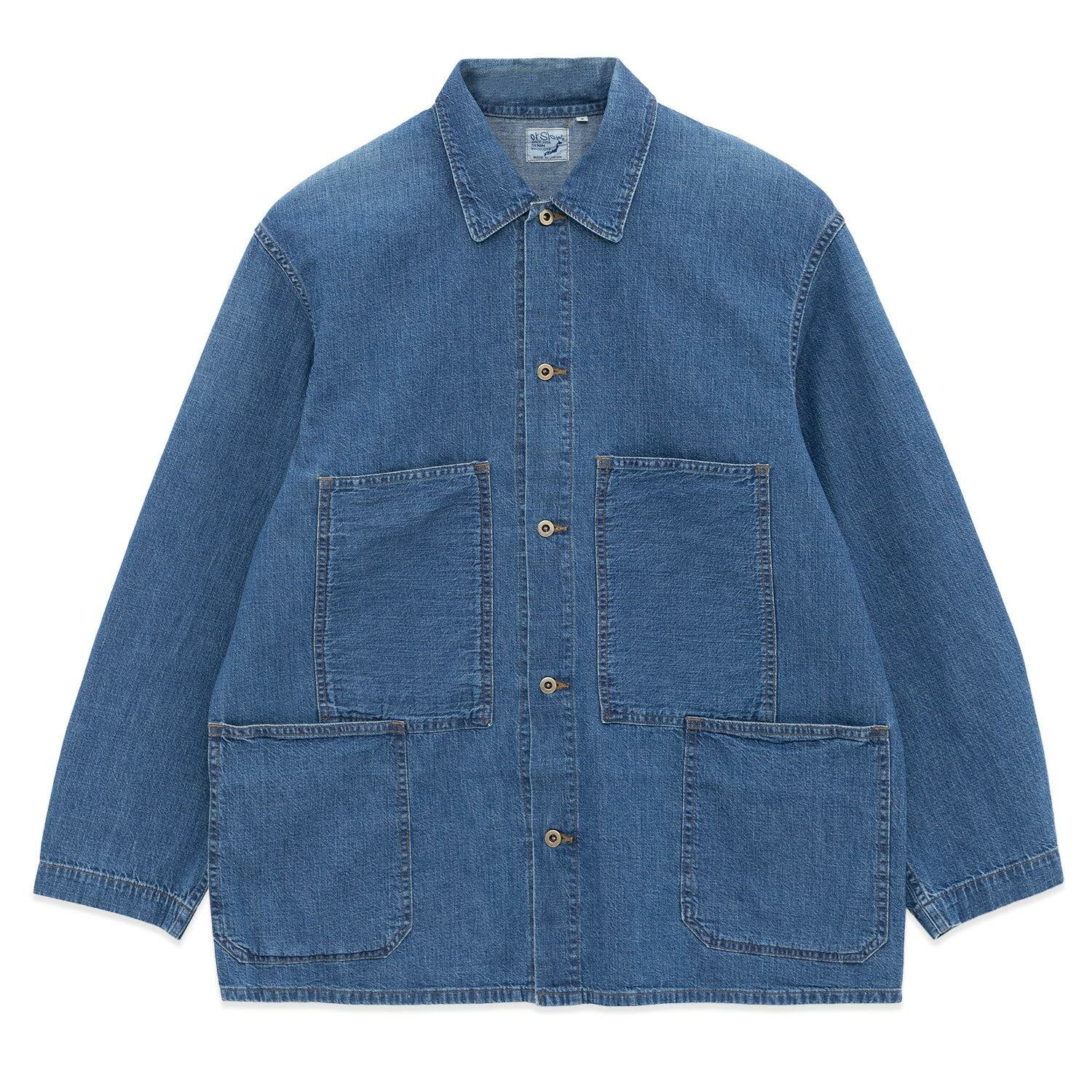 Куртка кожаная КУРТКА ГОРОДСКАЯ ORSLOW DENIM UTILITY COVERALL