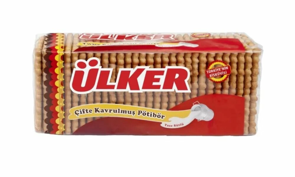 Печенье Ulker Petit Beurre, сухое галетное, в картонной коробке, 175 г
