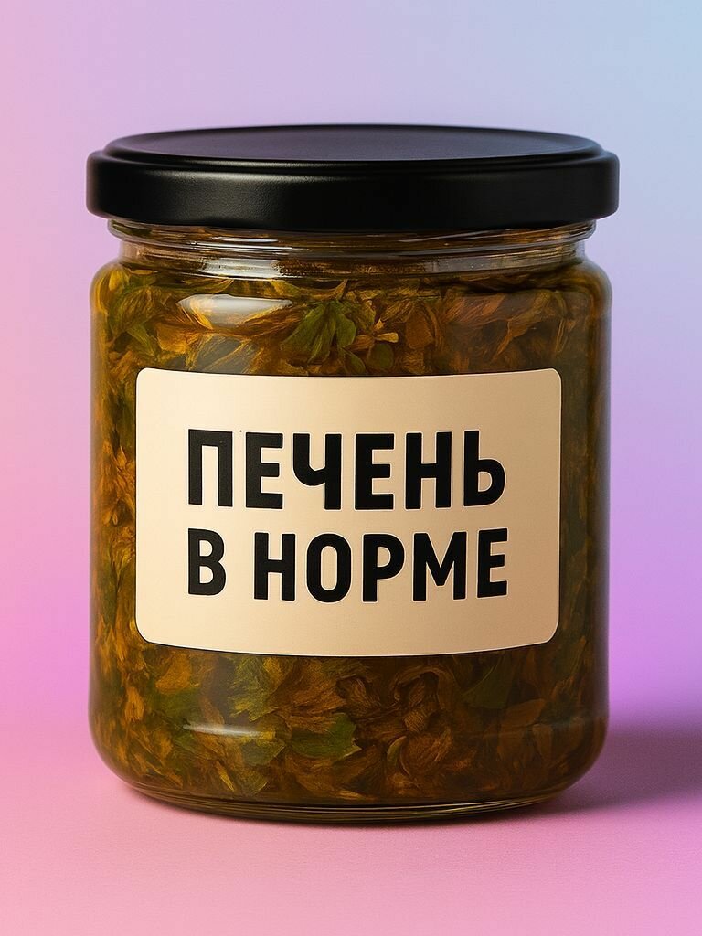 Мед для печени 360г, здоровая печень детокс — фото 1