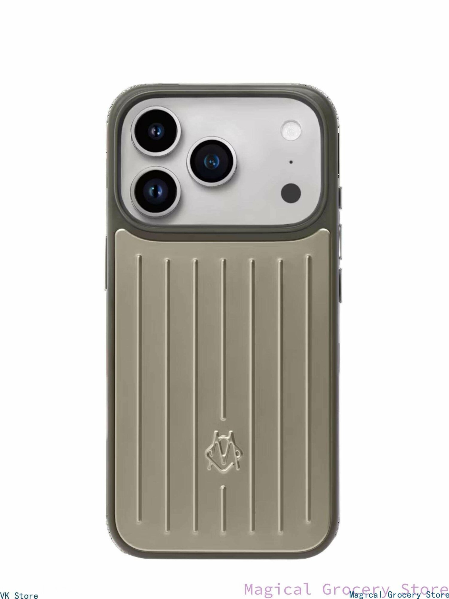 Чехол RIMOWA Case for iPhone 17 Pro Max titanium - золотистый