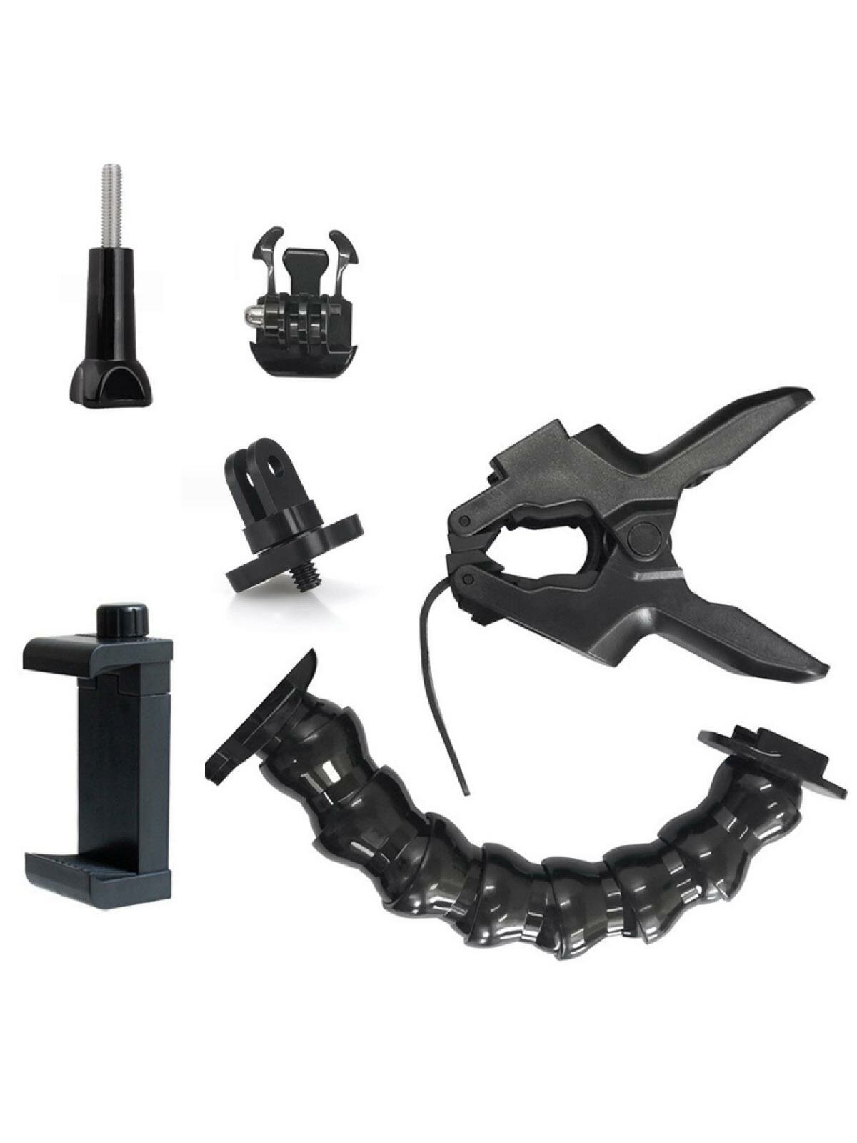 Держатель с зажимом на длинную руку Гибкий зажим для крепления на гусиной шее