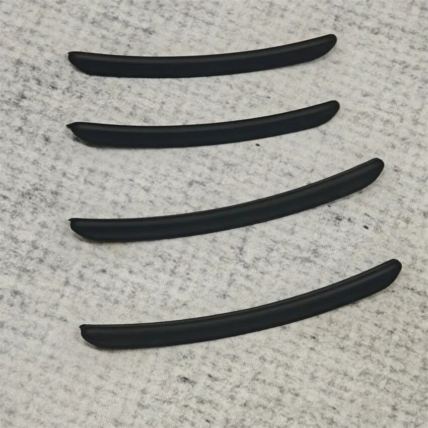 Модернизированный автомобильный спортивный стиль, отделка колесной арки, полоски для бровей, губ, наклейка для Volkswagen Golf Mk8 2020-2024, черные расширения крыльев из АБС-пластика