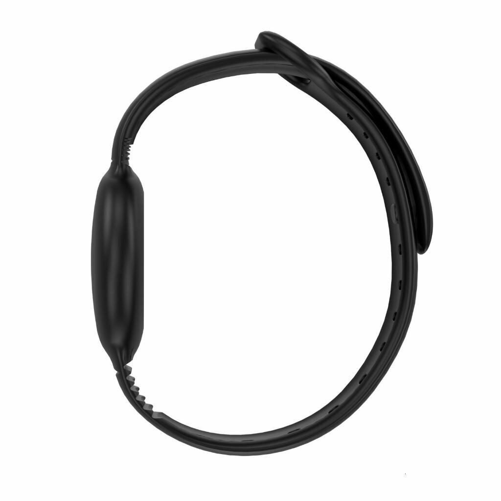 Силиконовый браслет-чехол для трекеров, Черный