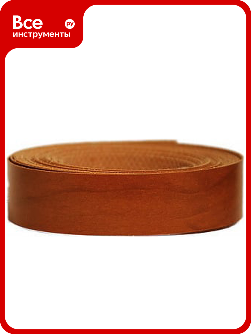 Кромочная меламиновая лента с клеем Tech-Krep 19 мм - груша темная (5 м) - пакет 109912