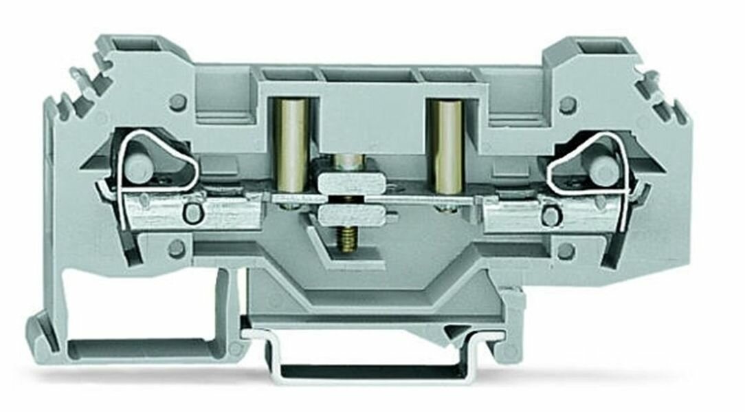 Wago 282-131, клеммник с размыкателем, ползунковый, 0,2 - 6 мм2,