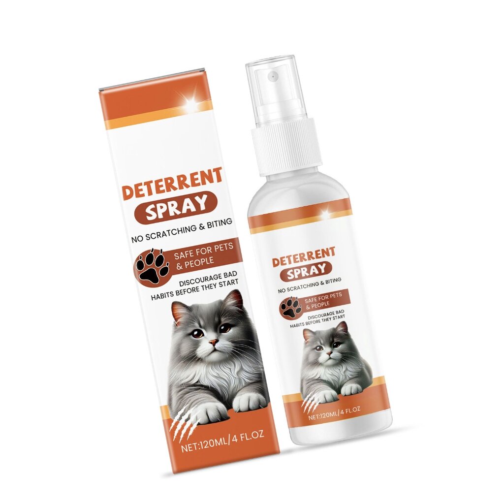 1 флакон 120 мл спрея-репеллента для кошек