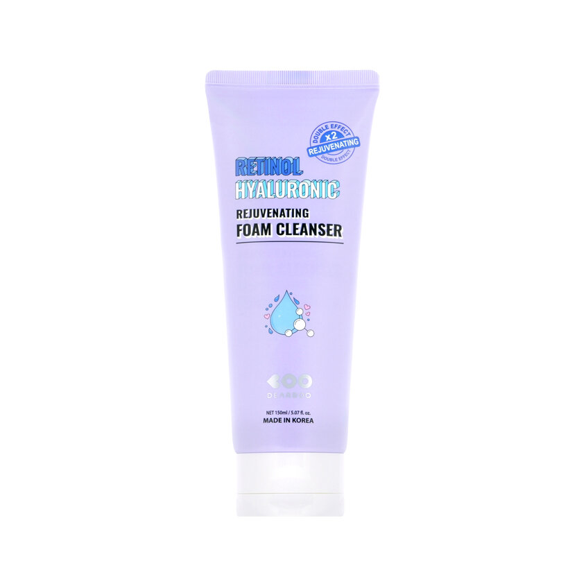 Пенка для умывания DEARBOO омолаживающая с ретинолом и гиалуроновой кислотой 150 мл