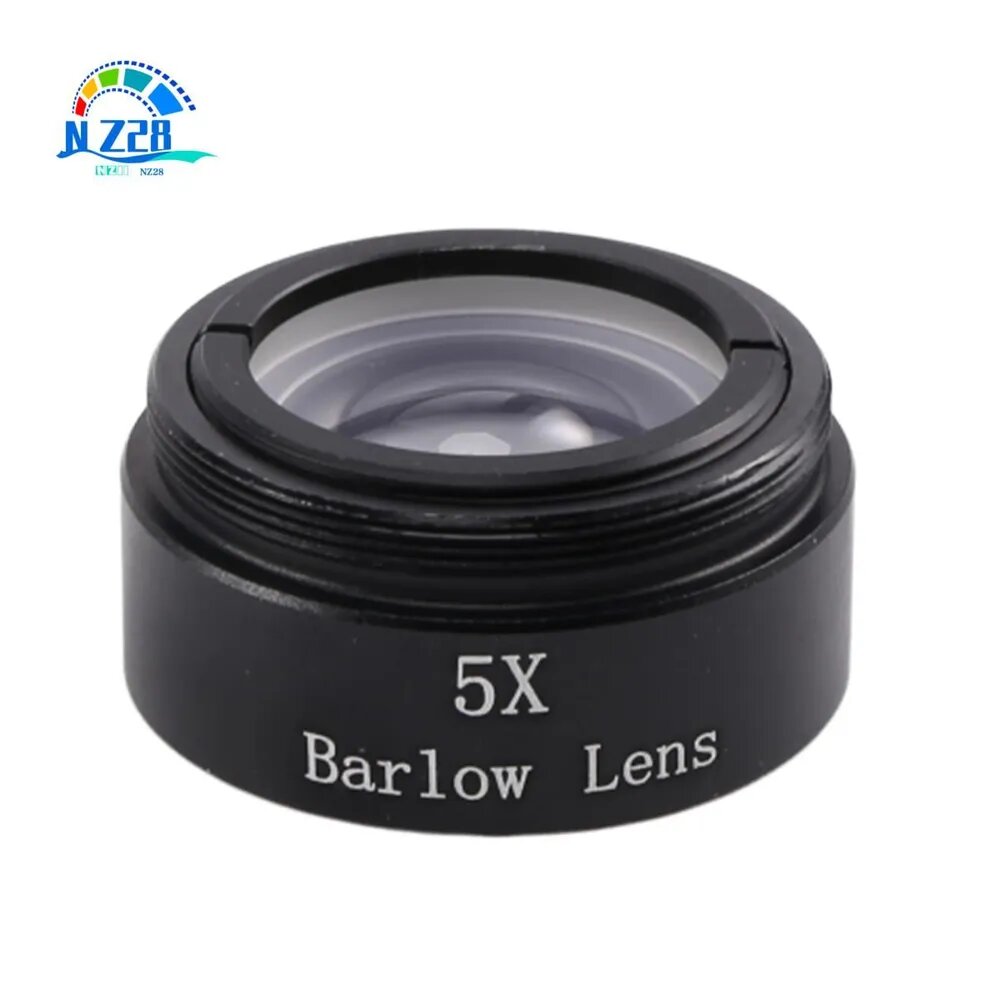 (P X) Линза Барлоу 5X совместим с любой резьбы M28X0.6 1,25-дюймовый окуляр телескопа астрономический диагональный удлинитель или адаптер камеры