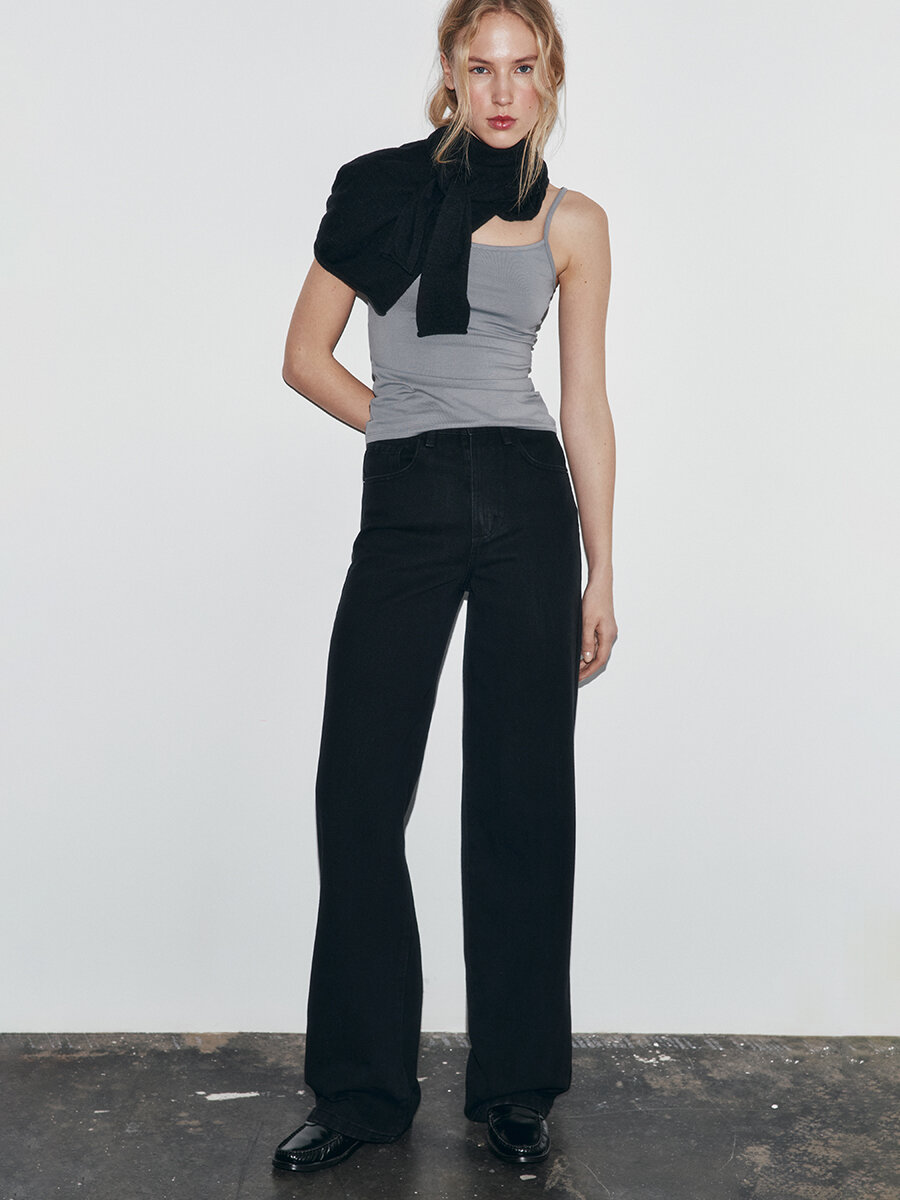 Джинсы широкие mixmatch 