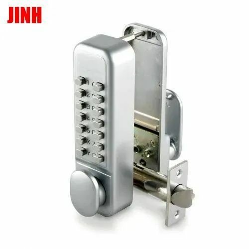 Врезной механический кодовый дверной замок SAFEBURG MECH-200B, беспроводной/ Толщина двери: 30-60 мм