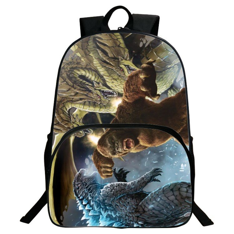 2026 Годзилла 2 Рюкзак Король Монстров Школьный Рюкзак для Студентов Годзилла Мультфильм Детский Рюкзак Легкий